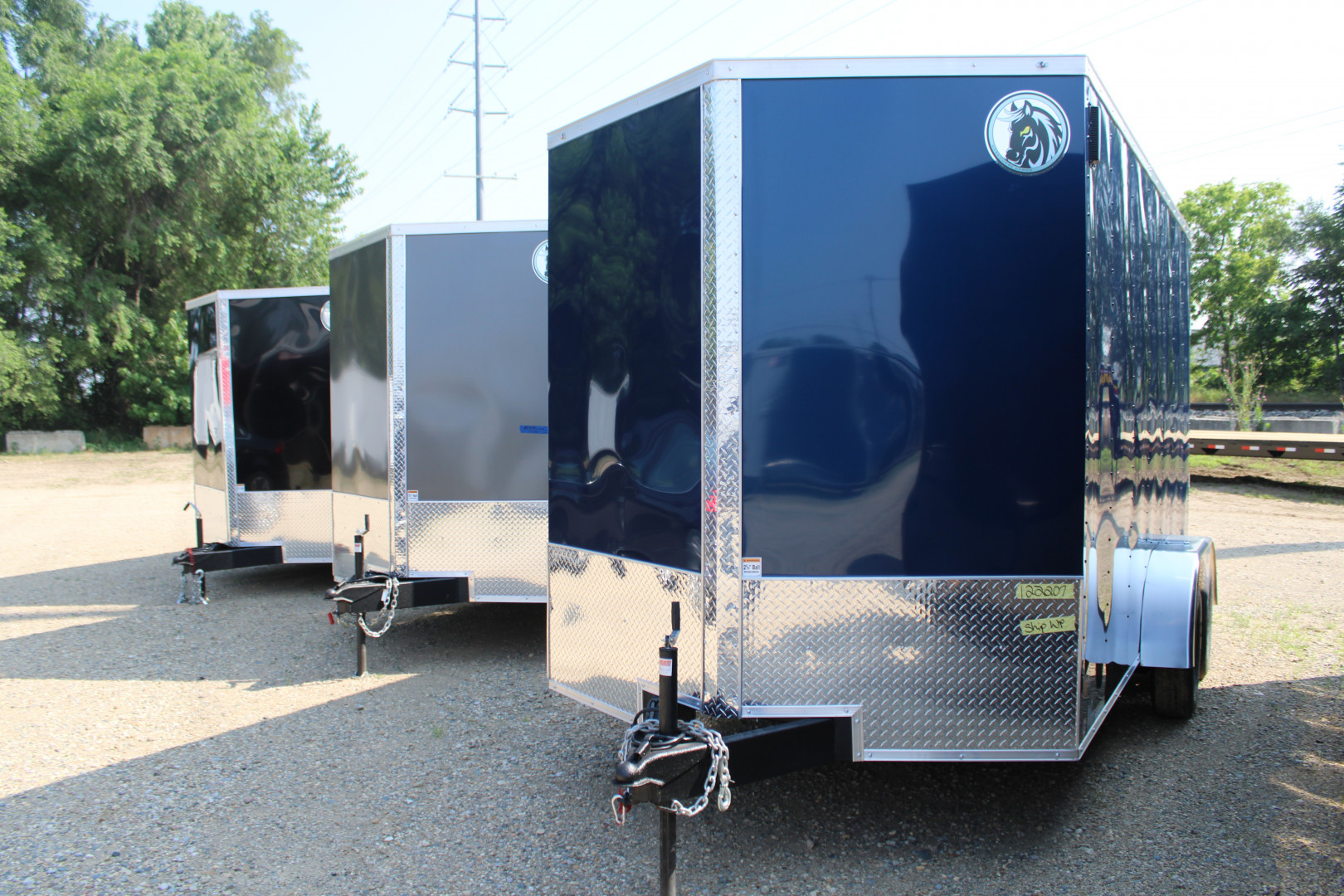 New 2025 Darkhorse Cargo 7' X 14' RD ENCLOSED TRAILER WITH 7' INTERIOR HEIGHT 5815 Cargo ...