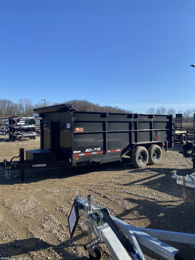 New 2025 Interstate Trailers BD8314TA5RBD Dump Trailer 83" X 14' for ...