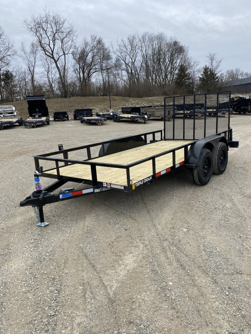 New 2025 Triple Crown Trailers U6X14TG Utility Trailer