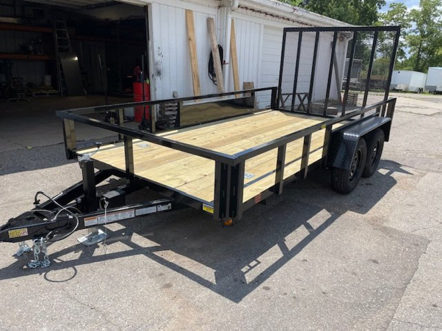 New 82" X 14' Tandem Axle Open Utility Trailer