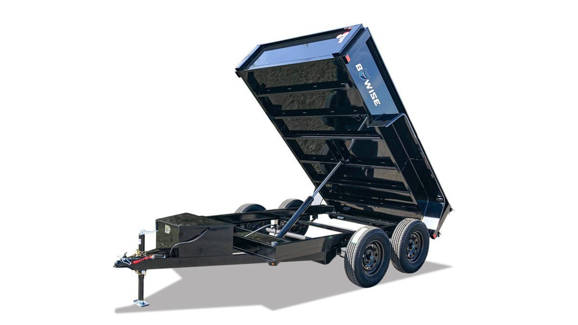 New 2026 BWISE DTR7 60x10 7K Light Duty Tandem Axle Dump Trailer