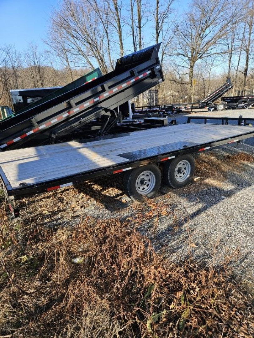 New 2023 Sure-Trac 8.5 x 18 Low Profile Flat Deck Deckover Trailer 10k