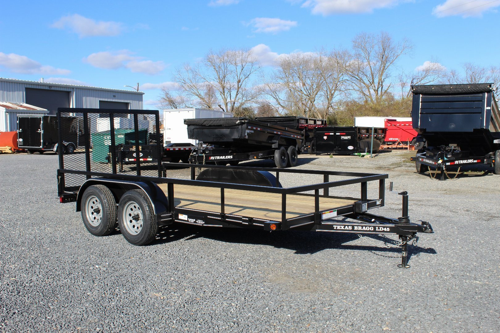 New 2025 Texas Bragg Trailers 14LD w/ Gate Utility Trailer