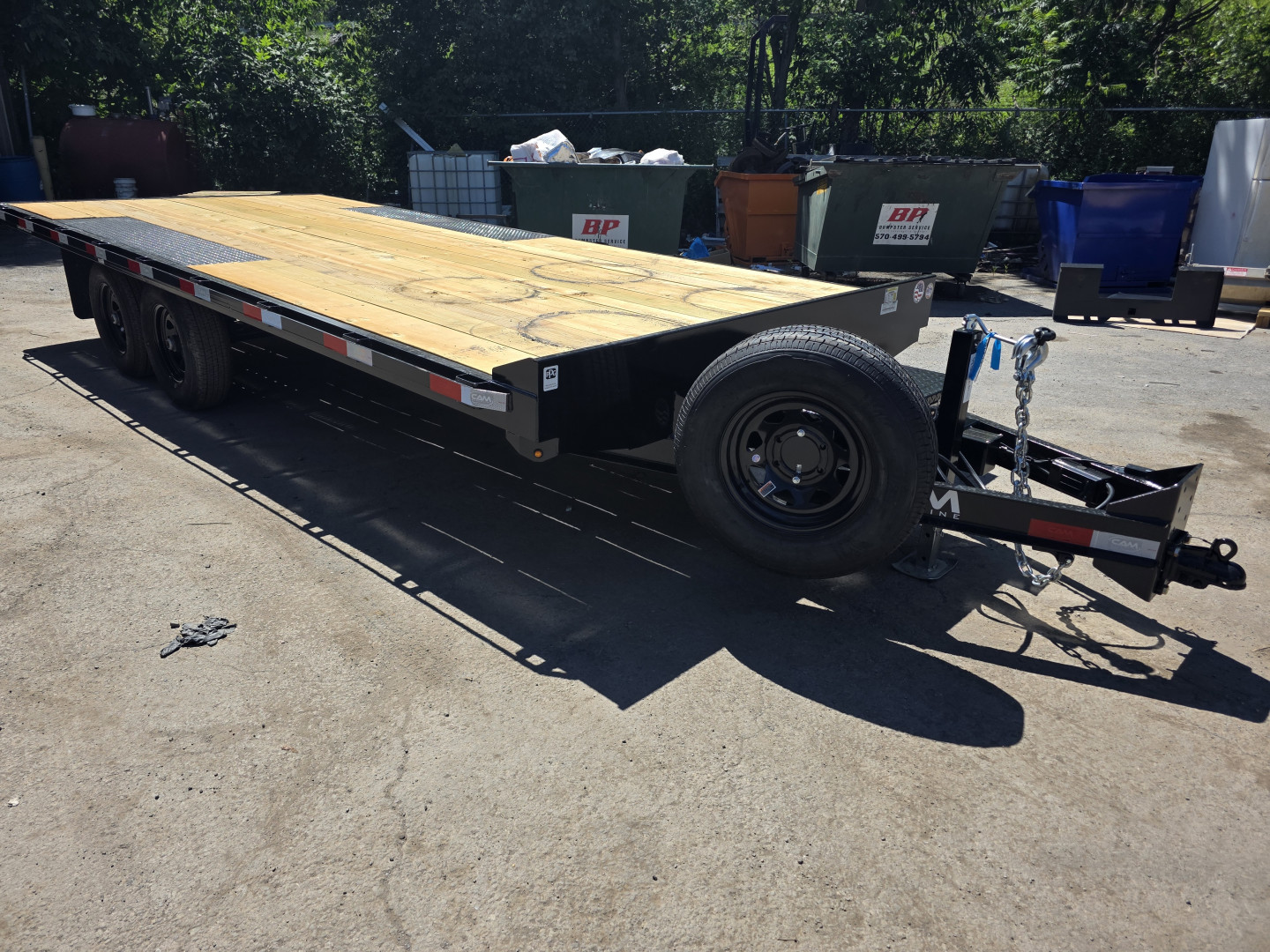 New 2025 Cam Superline 8.5X18 11K Flatbed Trailer for sale in Taylor, PA