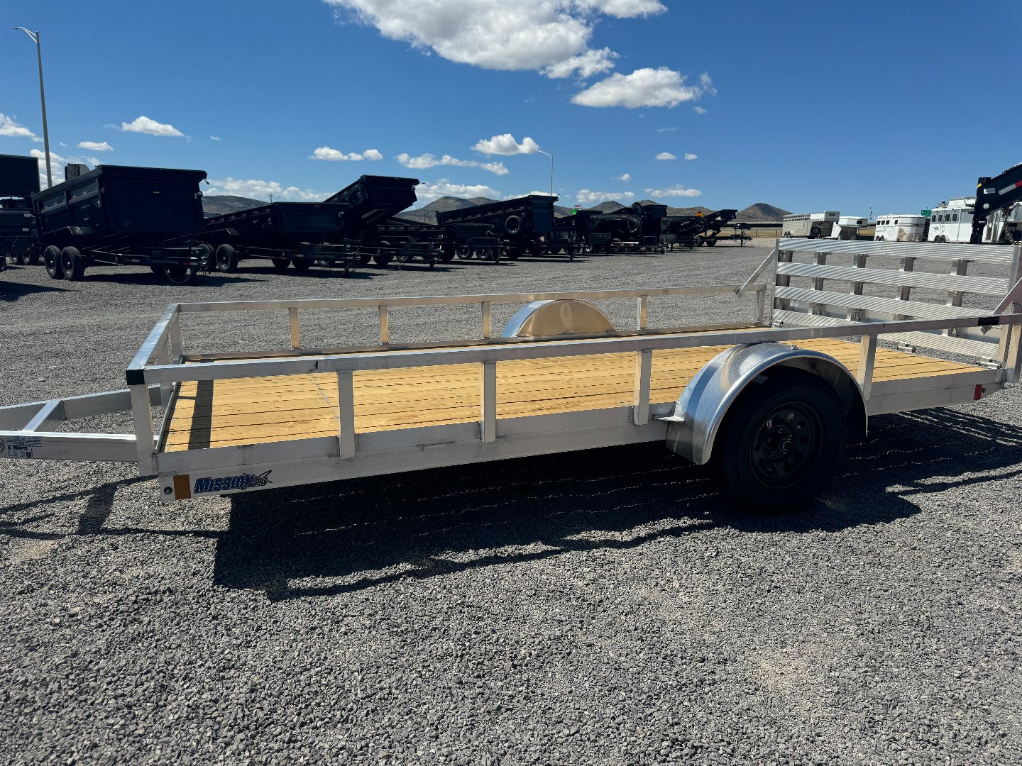 New 2026 Mission MLS 6.5x14 Utility Trailer for sale in Three Forks, MT