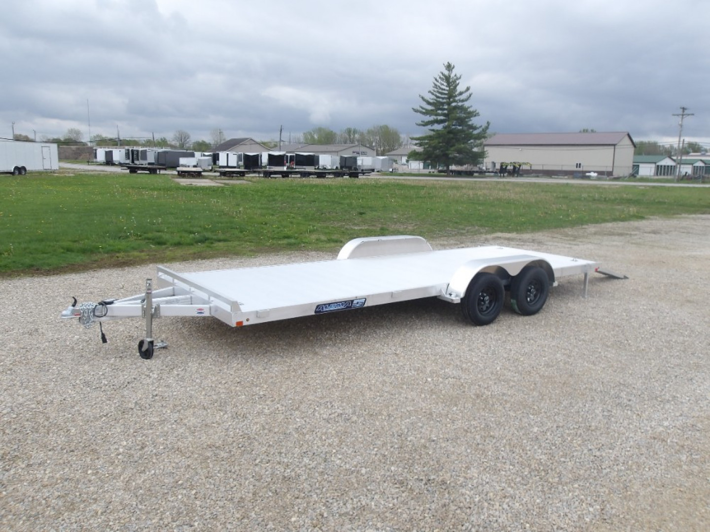 New 2026 Aluma 8220ESA-TA-EL-R-RTD Car Hauler