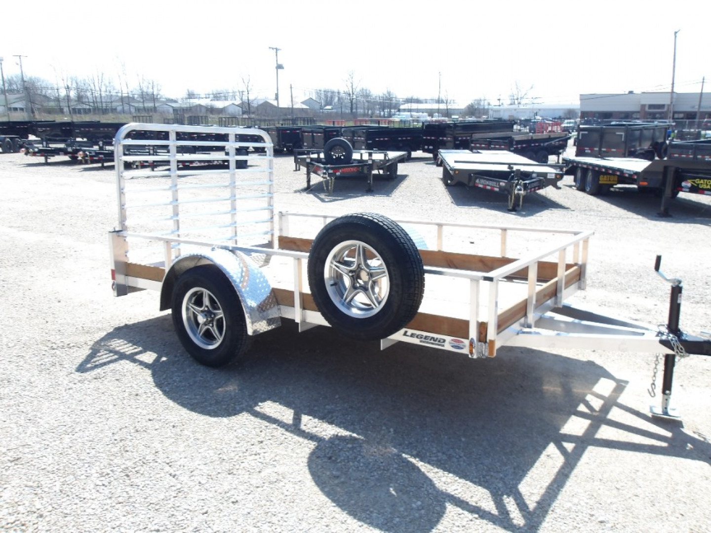 New 2025 Legend Trailers 6X10ALHSSA30 Utility Trailer