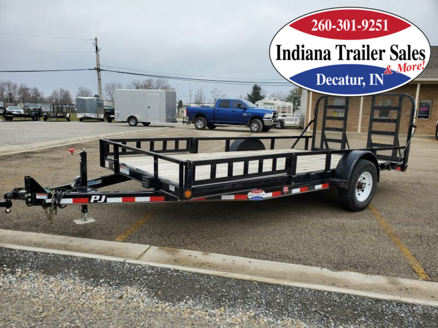 New RENTAL - 2017 PJ Trailer C116 82x16 Utility Trailer