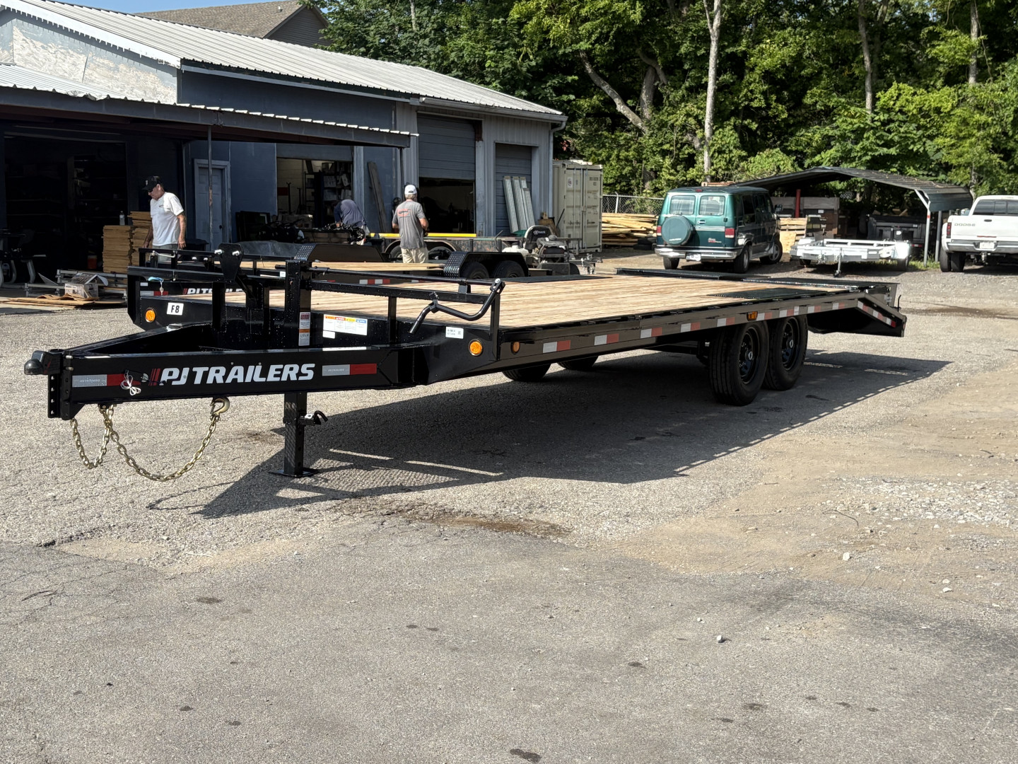 New 2026 PJ Trailers 102" x 24' - 8" I-Beam (F8) 16K GVWR Deckover ...