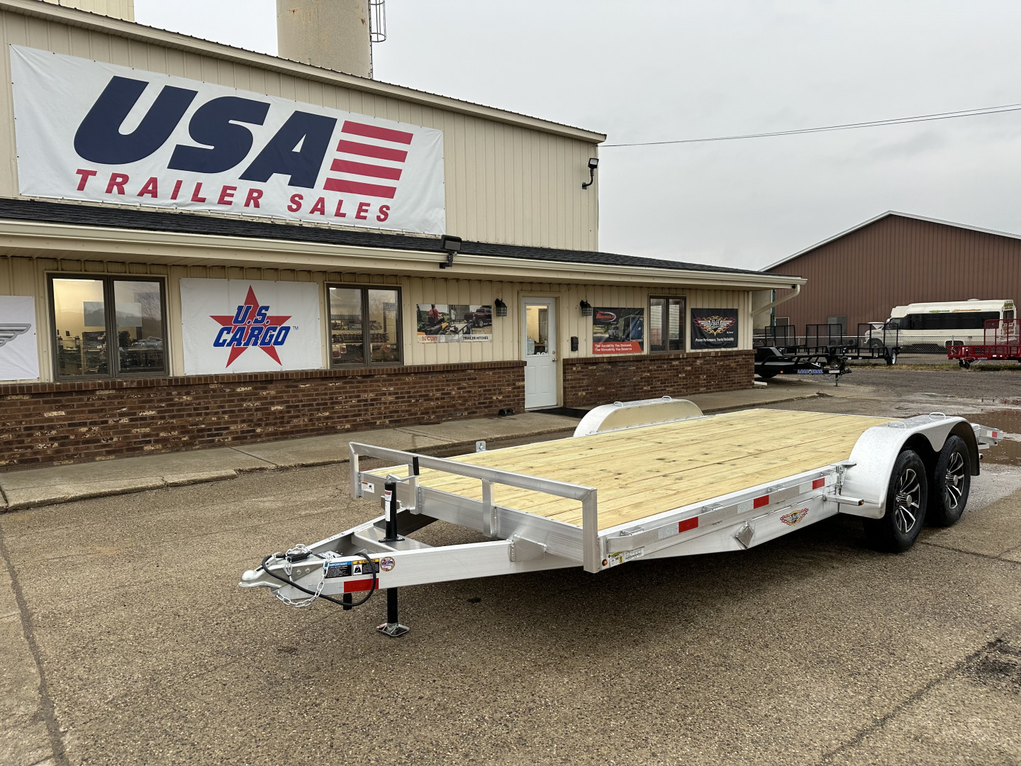 New 2025 H&H Trailers 82x18 Aluminum 7K Car Hauler for sale in Wayland, MI