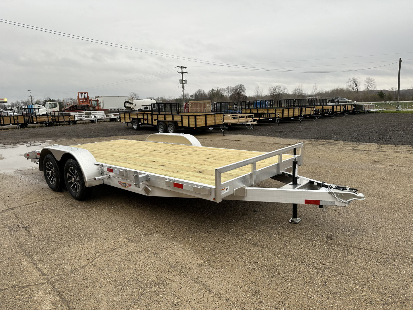 New 2025 H&H Trailers 82x18 Aluminum 7K Car Hauler for sale in Wayland, MI