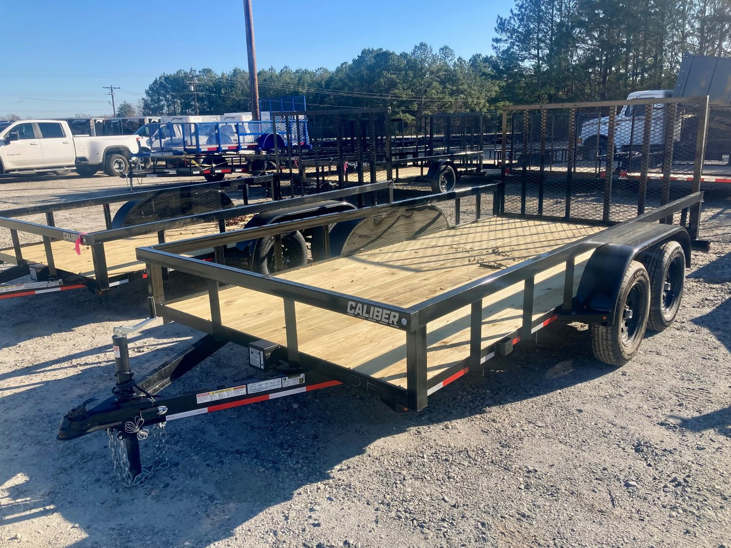 New 2025 Caliber Trailer Mfg 6.5x14 -7k Tandem Utility Trailer for sale ...