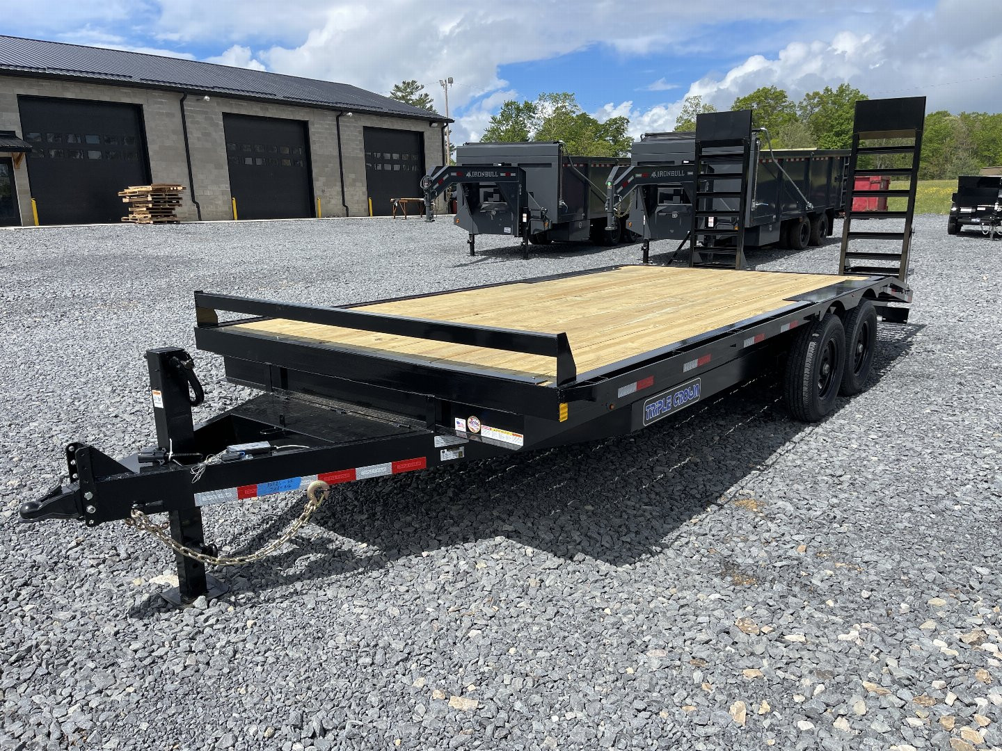 New 2025 Triple Crown Trailers E8 5x20 14k Equip Deckover Deckover