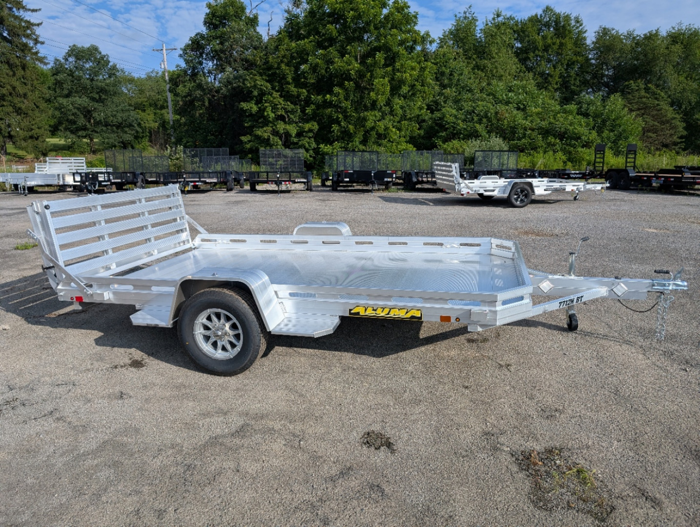 New 2026 Aluma 7712H-S-BT Utility Trailer for sale in Butler, PA