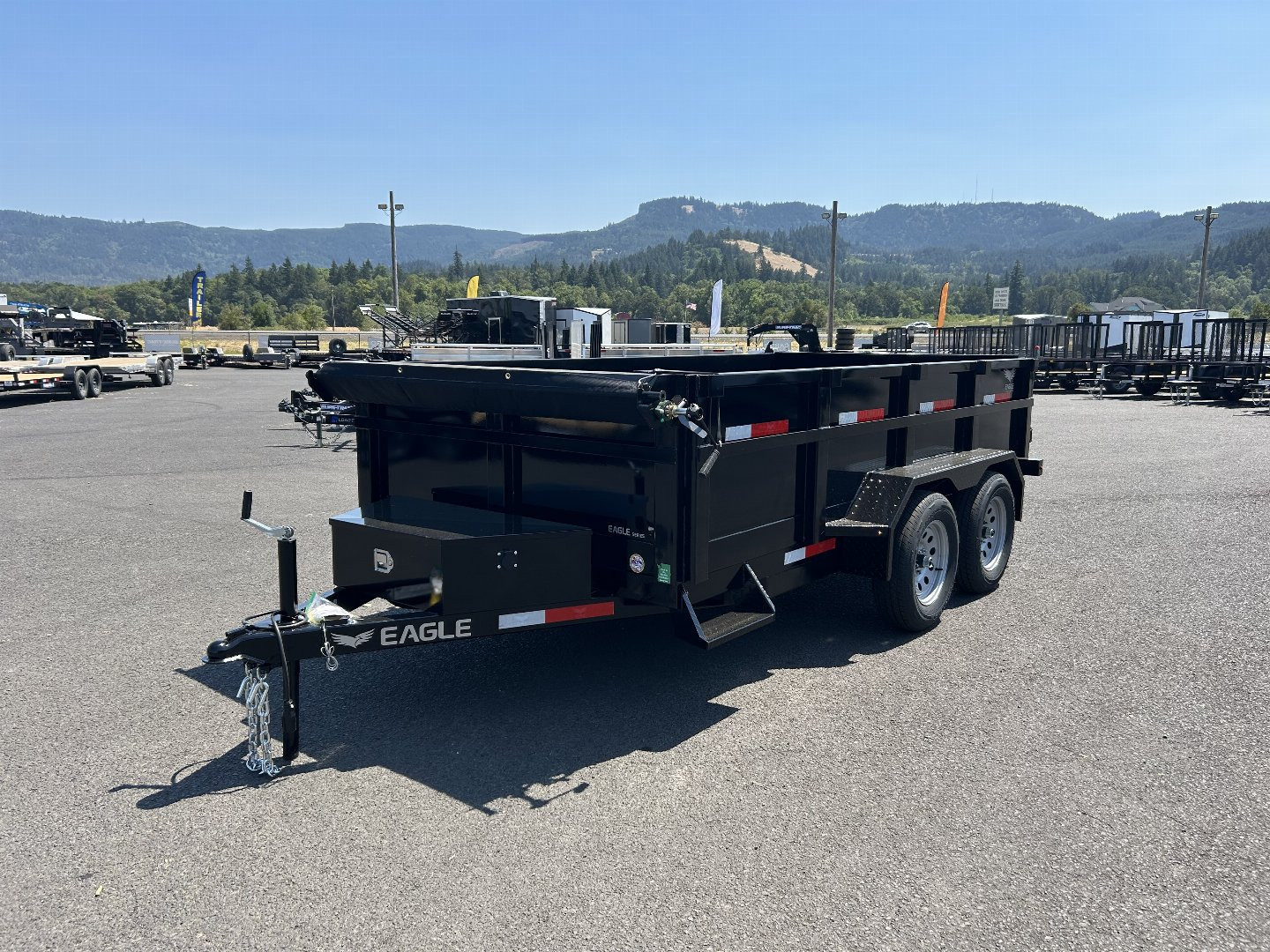 New 2026 EAGLE TRAILERS 6x12 Single Ram Dump 7K