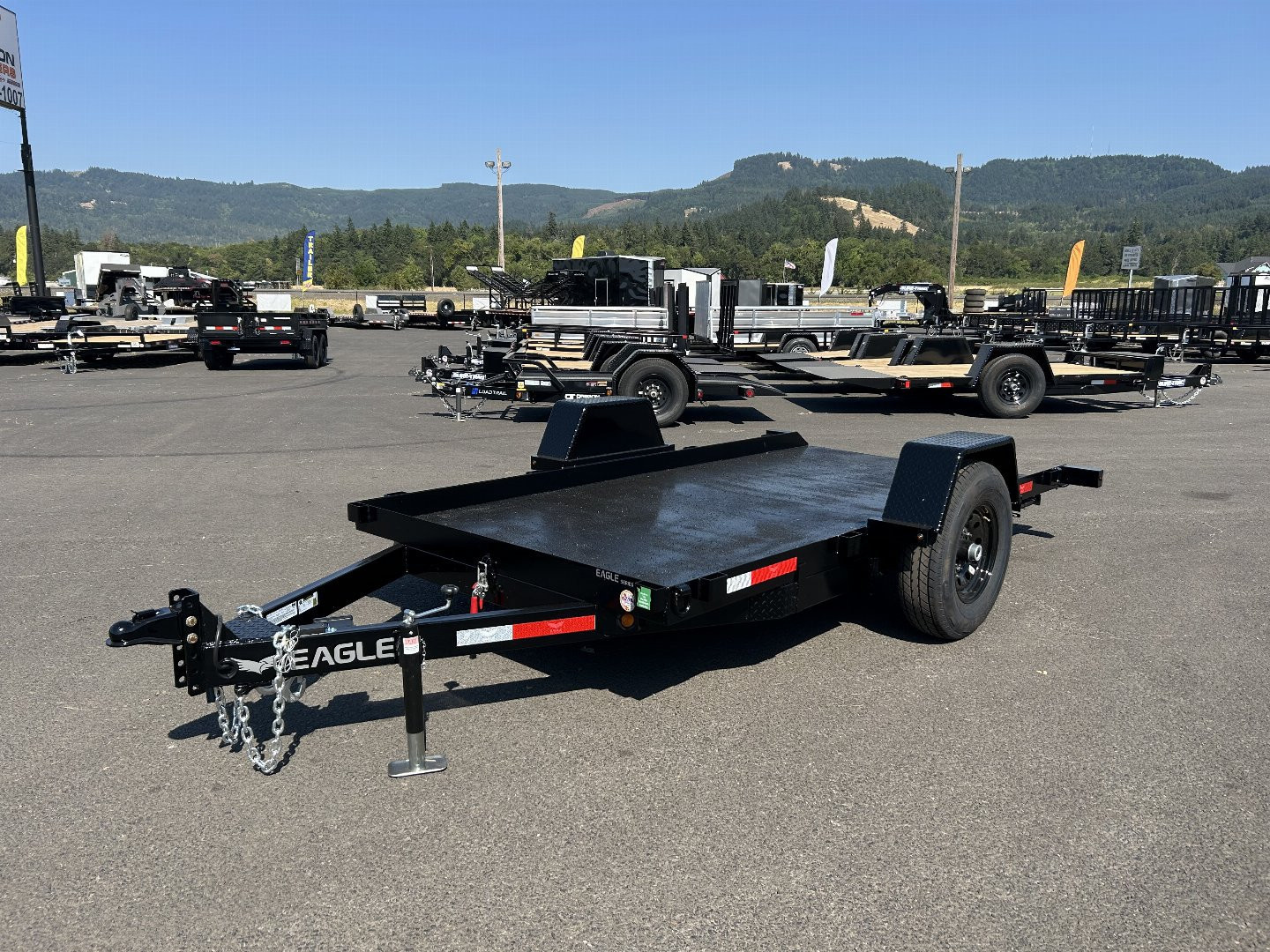 New 2026 EAGLE TRAILERS 6x12 Pan Tilt Equipment Trailer 7K GVWR for ...