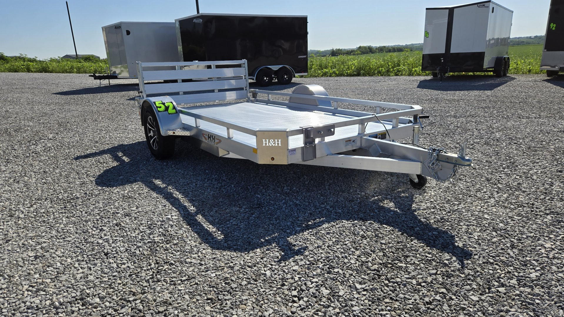 New 2025 H&H TRAILERS H7812LSA-030 Utility Trailer for sale in Clarinda, IA