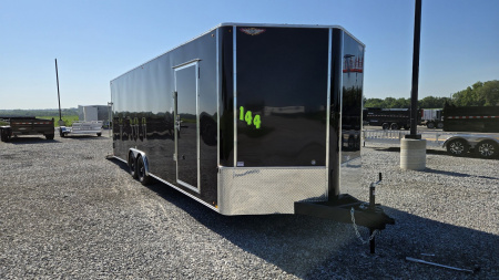 New *2025 8.5x24 H&H Trailers Series Flat Top V-Nose Enclosed Car ...