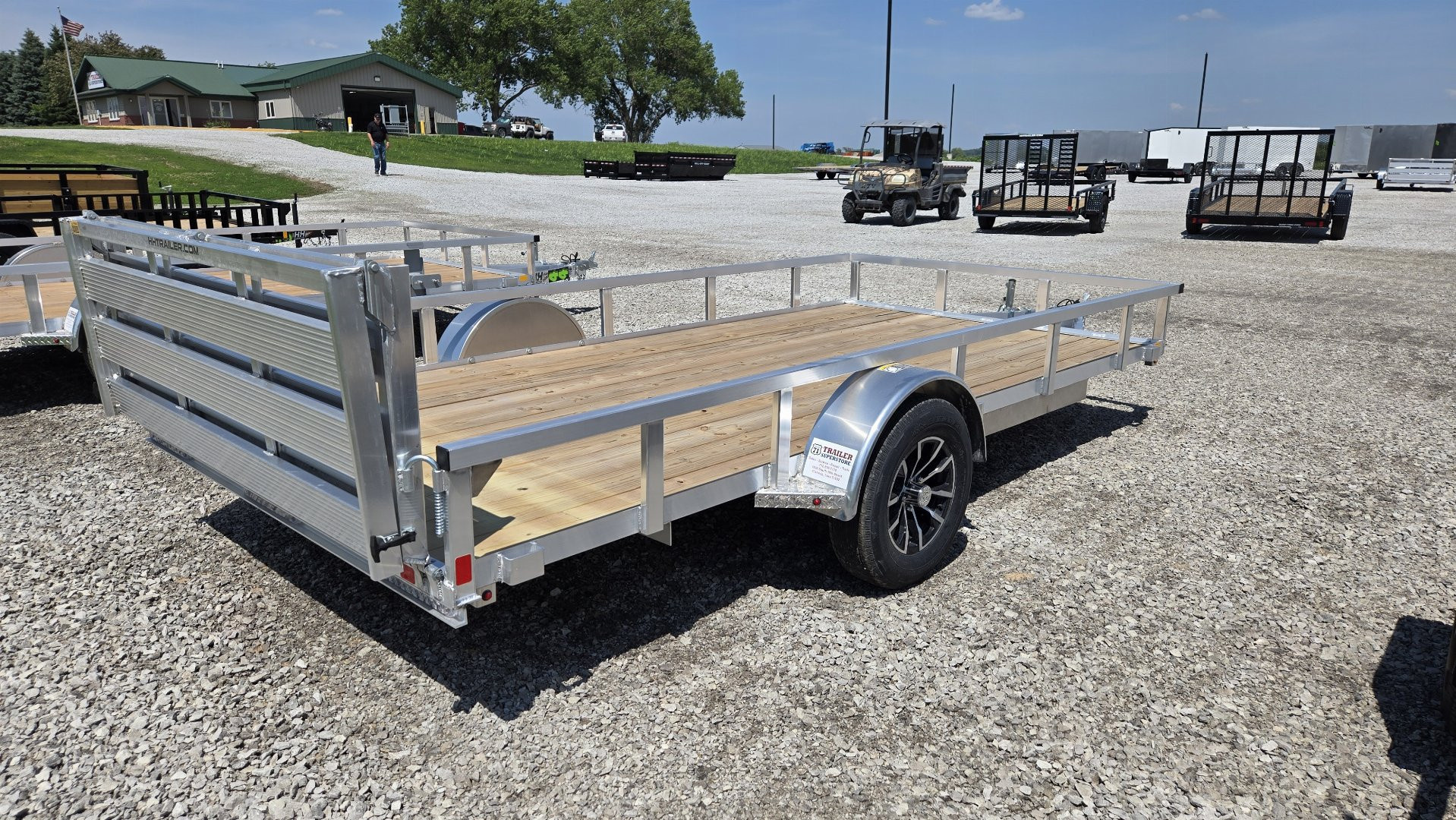 New 2025 H&H 82X14 Utility Trailer Rail Side Aluminum (3K) for sale in ...