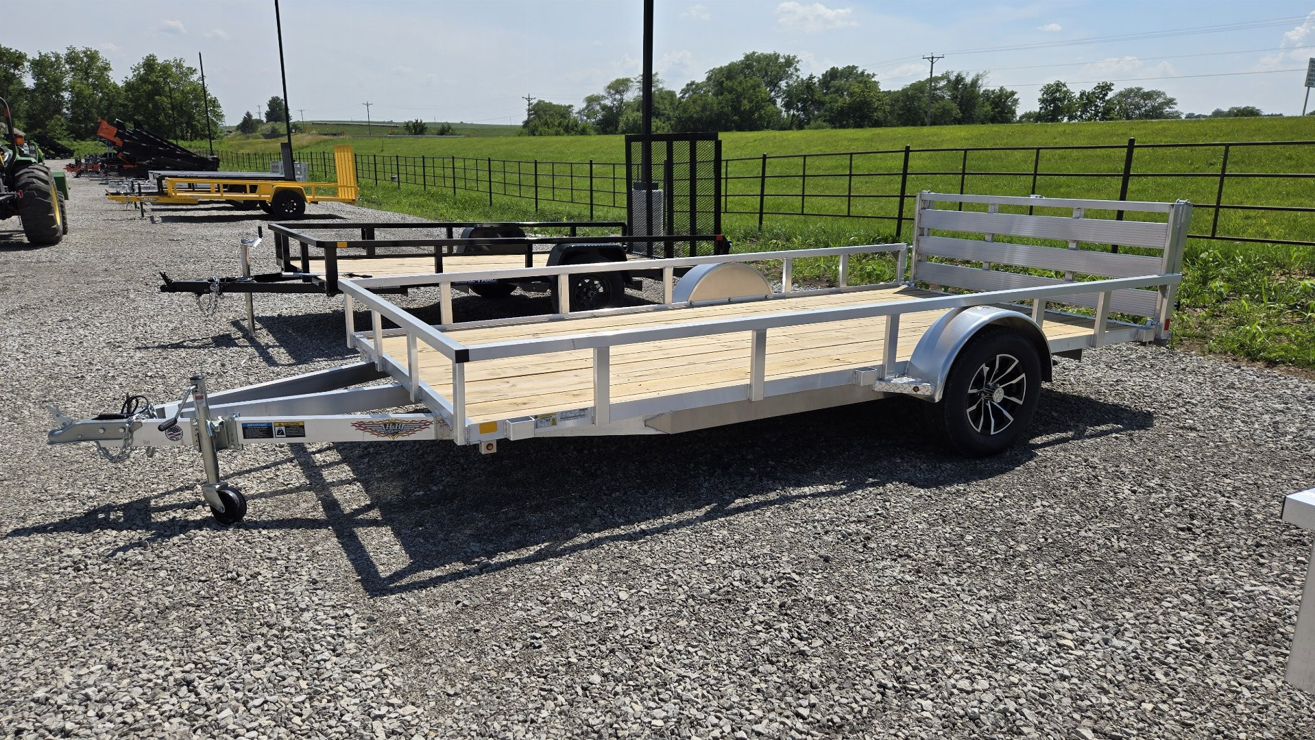New 2025 H&H 82X14 Utility Trailer Rail Side Aluminum (3K) for sale in ...