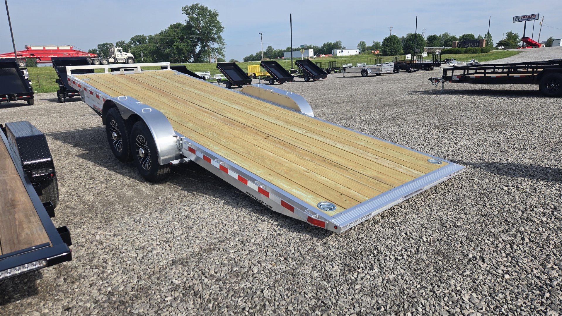 New 2025 H&H 82X20 EXA Aluminum Electric Tilt Trailer (7000lb GVWR) for ...
