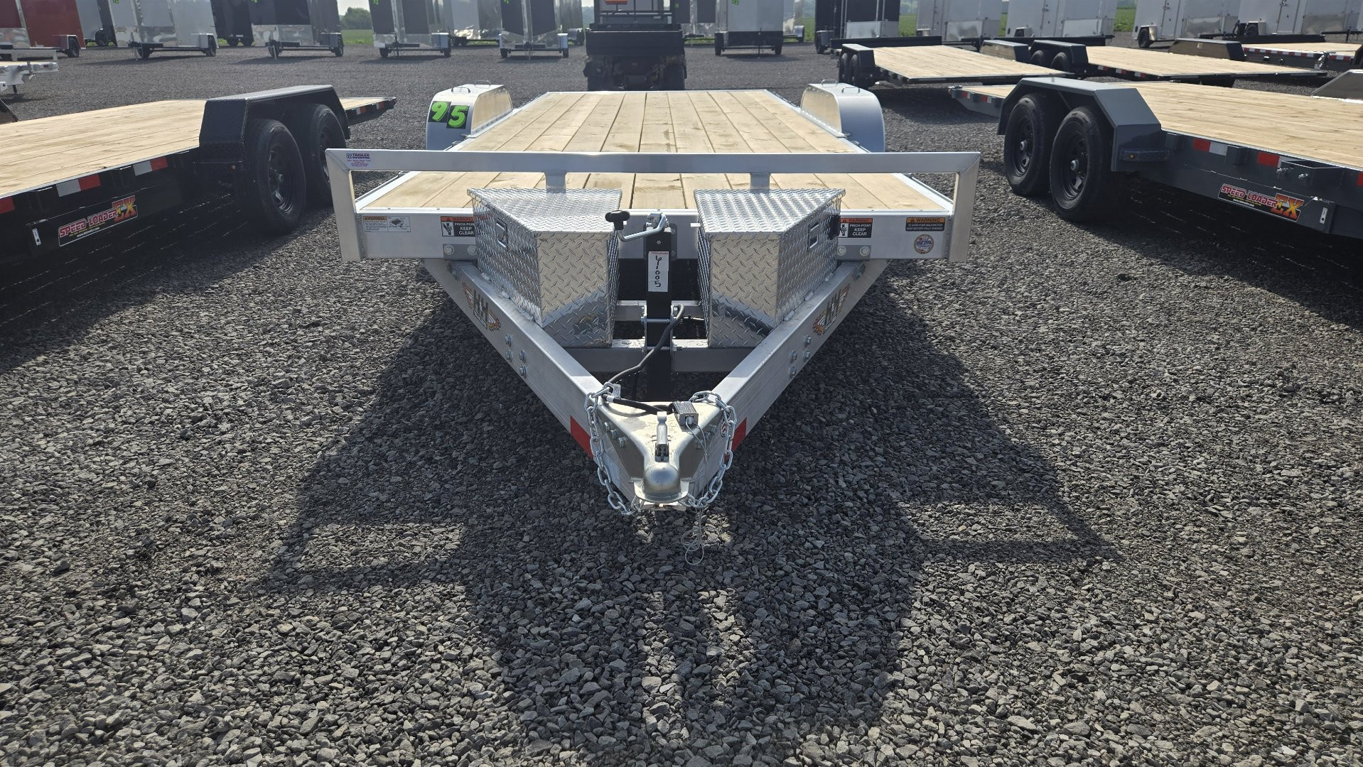 New 2025 H&H 82X20 EXA Aluminum Electric Tilt Trailer (7000lb GVWR) for ...