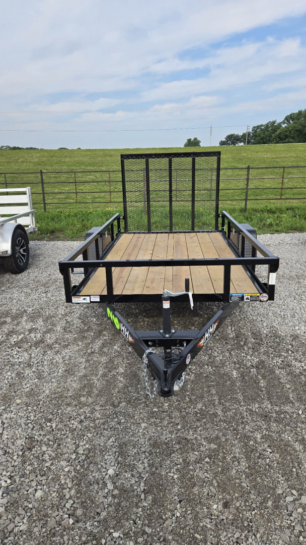 New 2025 H&H 66X10 Rail Side Utility Trailer, 3K for sale in Clarinda, IA
