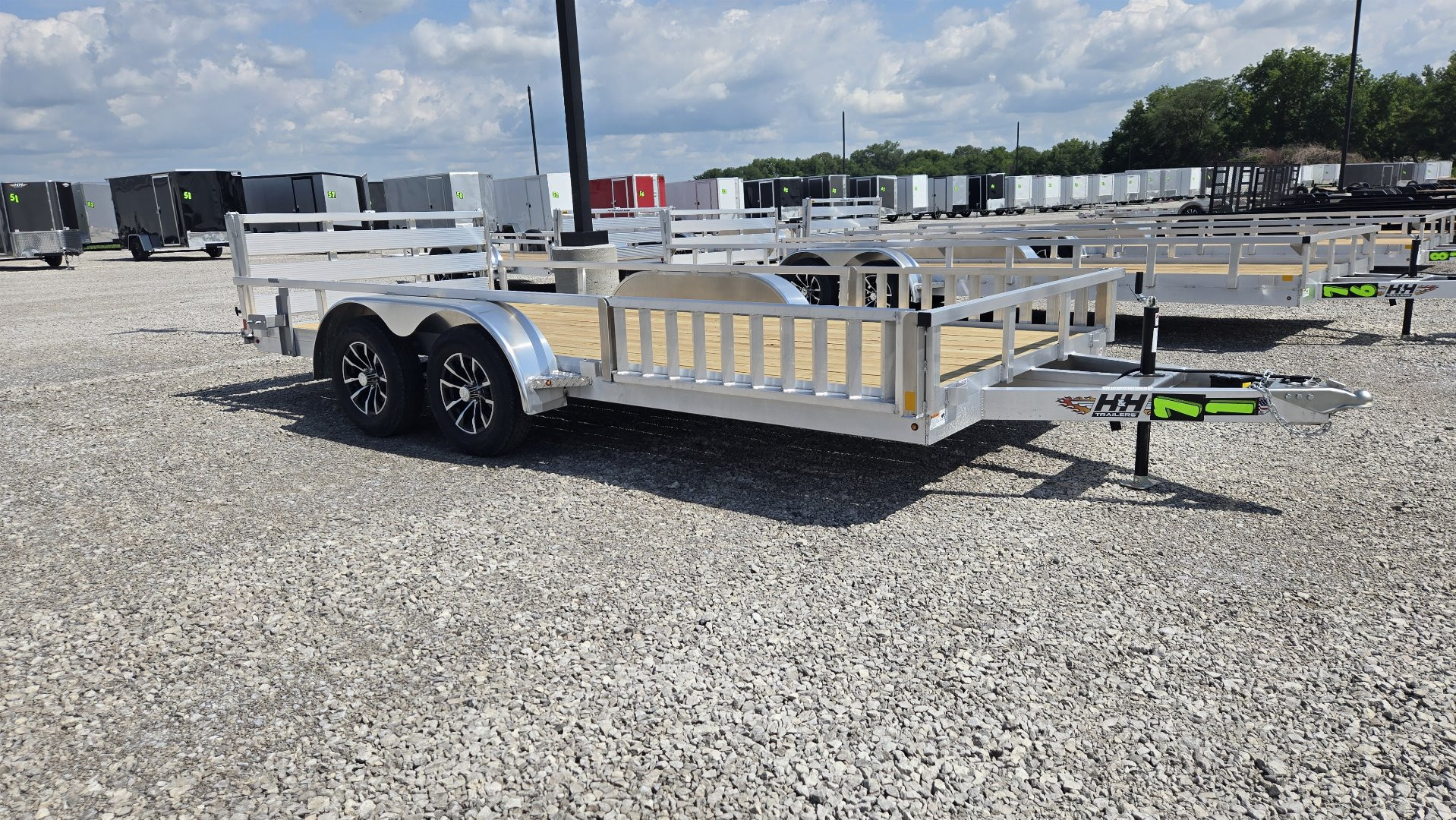 New 2025 H&H 82x16 Aluminum ATV Utility Trailer for sale in Clarinda, IA