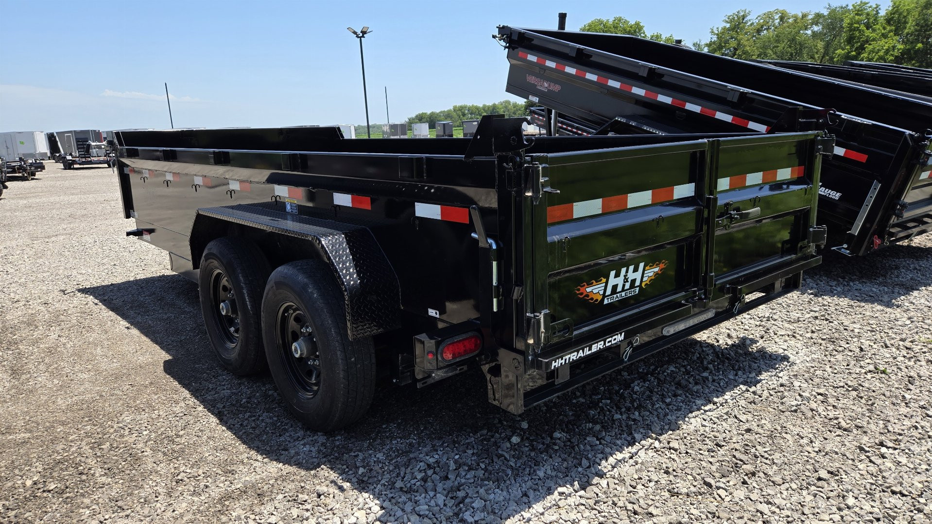 New 2025 H&H 83x14 Industrial Dump Box Trailer (14000lb GVWR) for sale ...