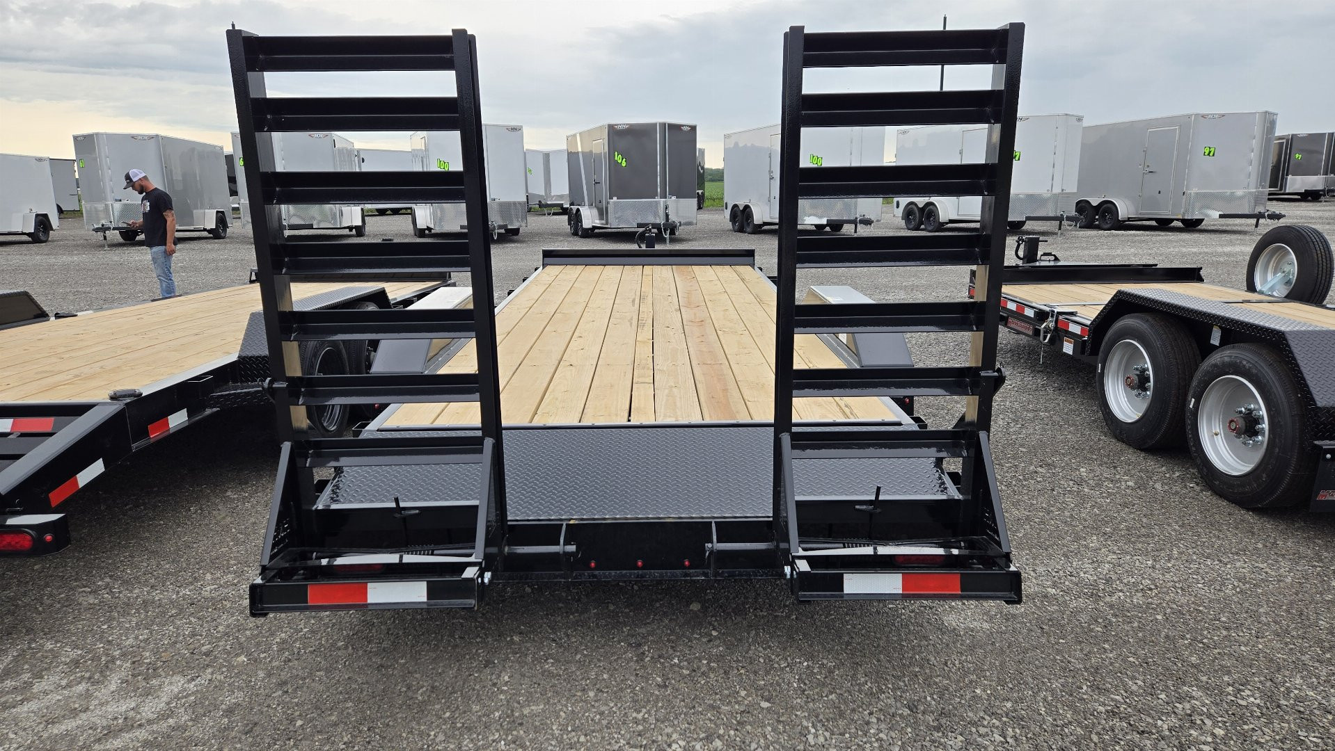 New 2025 H&H 82x18+2 Industrial Equipment Trailer (14000lb GVWR) for ...