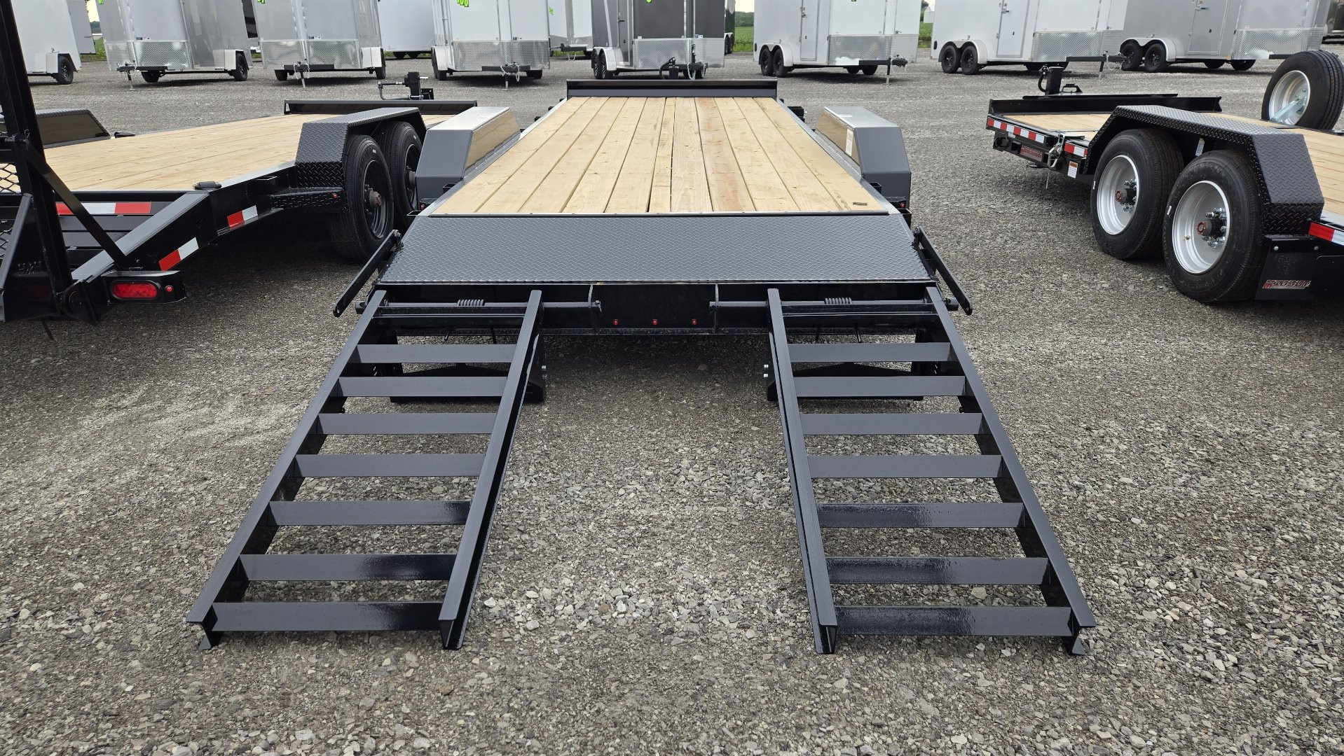 New 2025 H&H 82x18+2 Industrial Equipment Trailer (14000lb GVWR) for ...