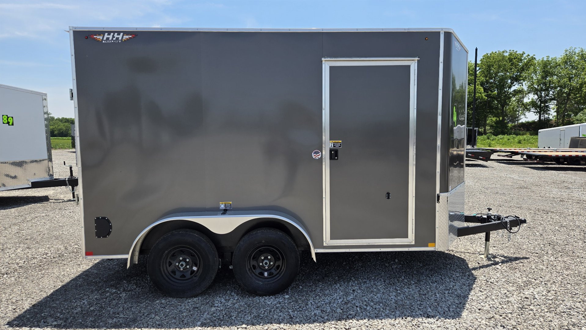 New 2025 H&H TRAILERS 7X12 HH Series Flat Top V-nose (7K)