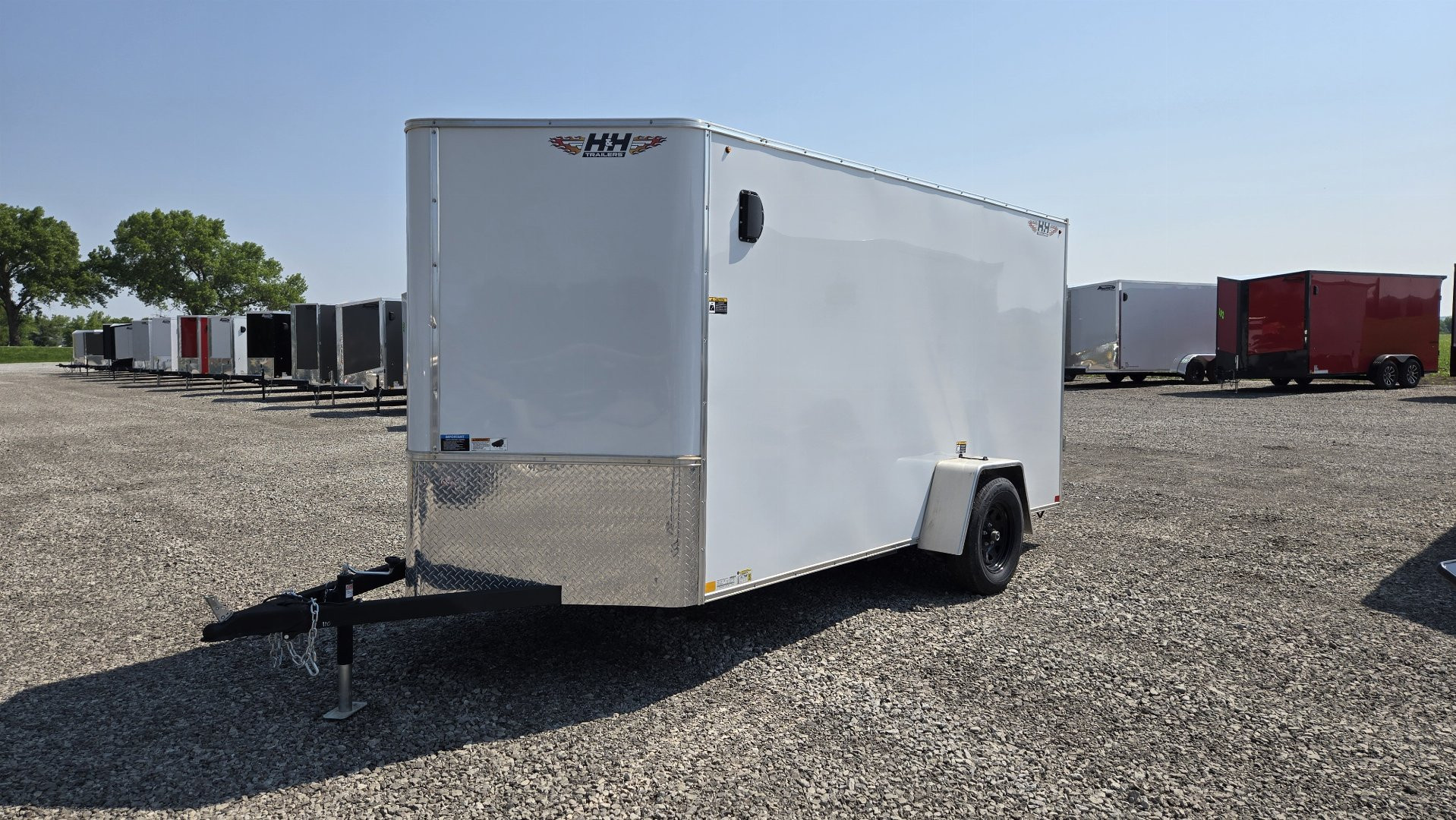 New 2025 H&H TRAILERS 6X12 HH Series Flat Top V-nose (3.5K) for sale in ...