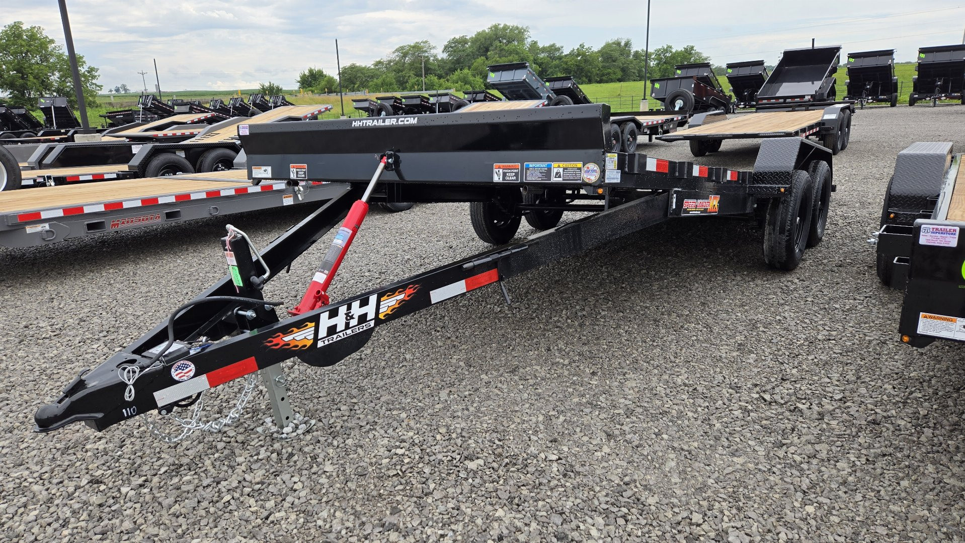 New 2025 H&H Trailers 82x20 MX Manual Tilt Car Hauler 7k for sale in ...