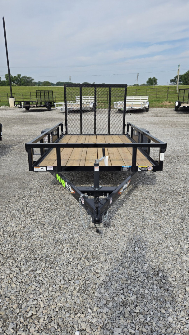 New 2025 H&H 66x10 Rail Side Utility Trailer, 3k for sale in Clarinda, IA