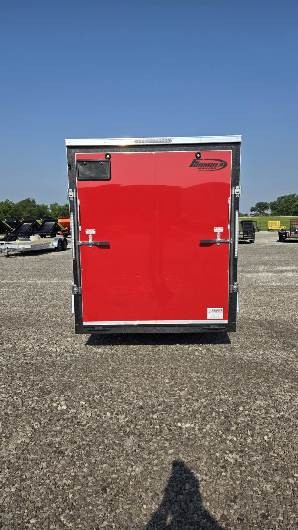 New 2025 FORMULA 6X12 Traverse Flat Top V-nose Trailer (3K)