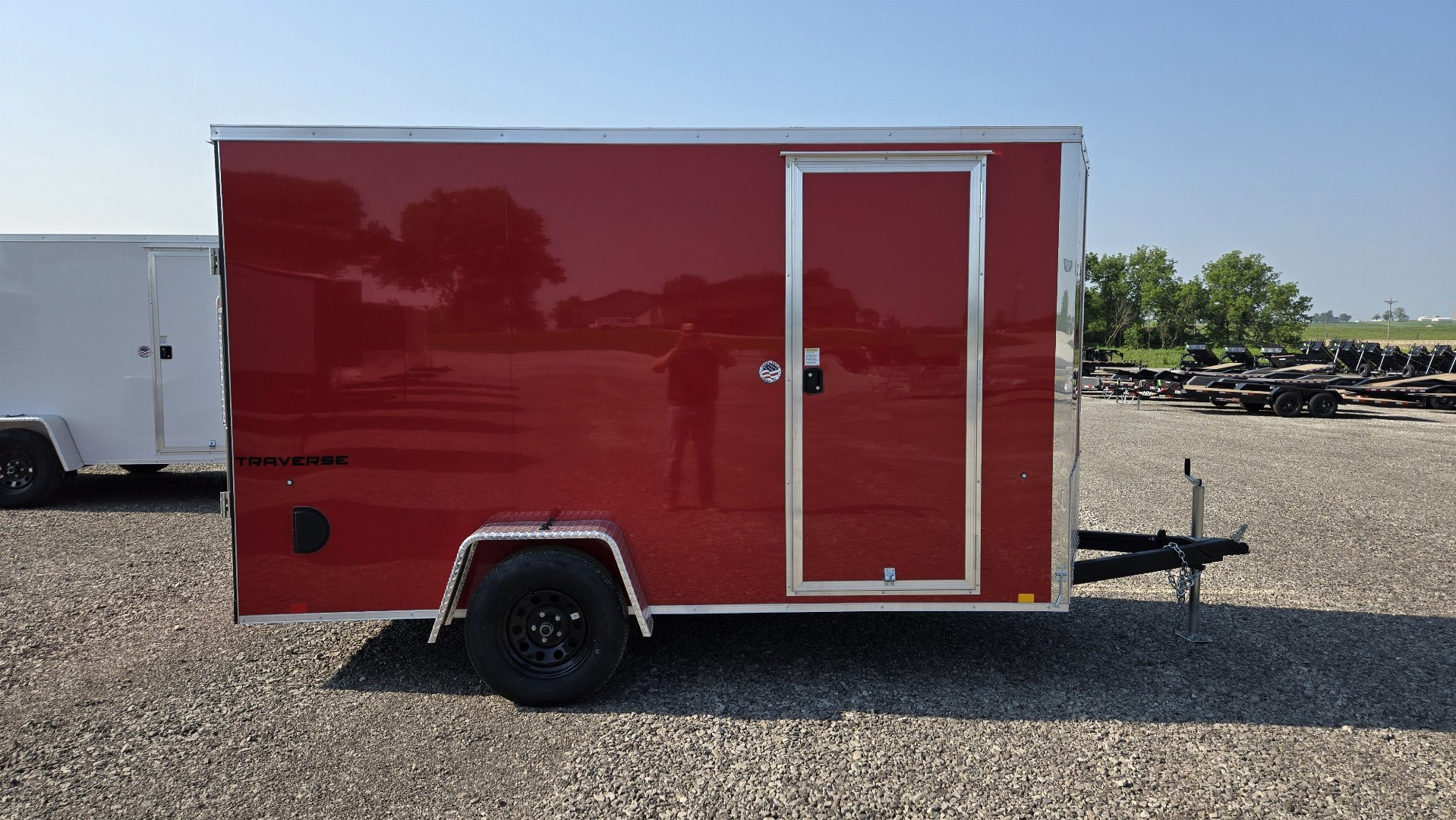 New 2025 FORMULA 6X12 Traverse Flat Top V-nose Trailer (3K) +6' Height ...