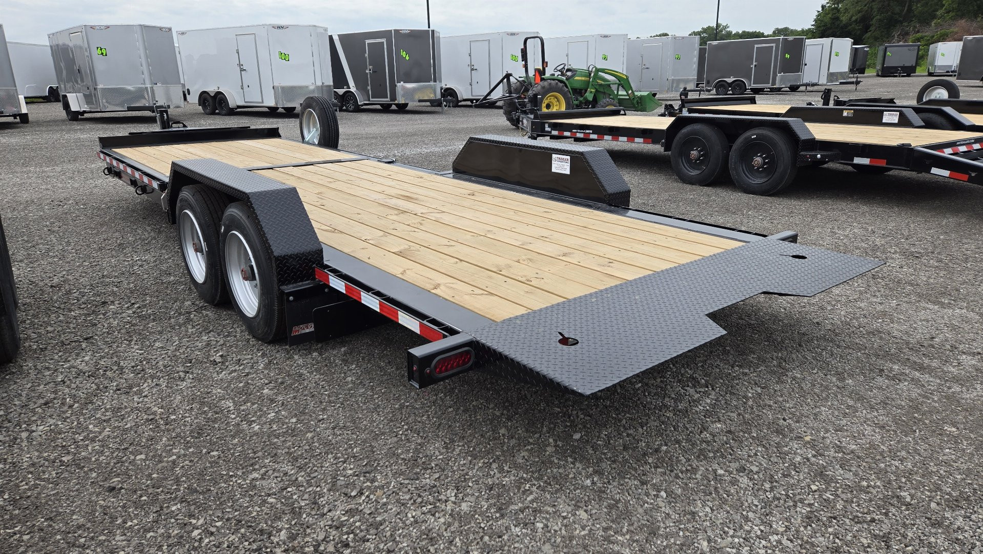 New 2025 Midsota NTB24-BP-176 Equipment Trailer