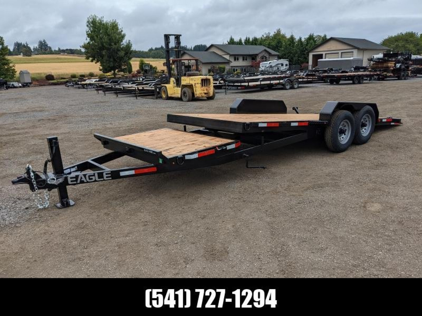 New 7x16 +4 Tandem Axle 14K Split Tilt Trailer
