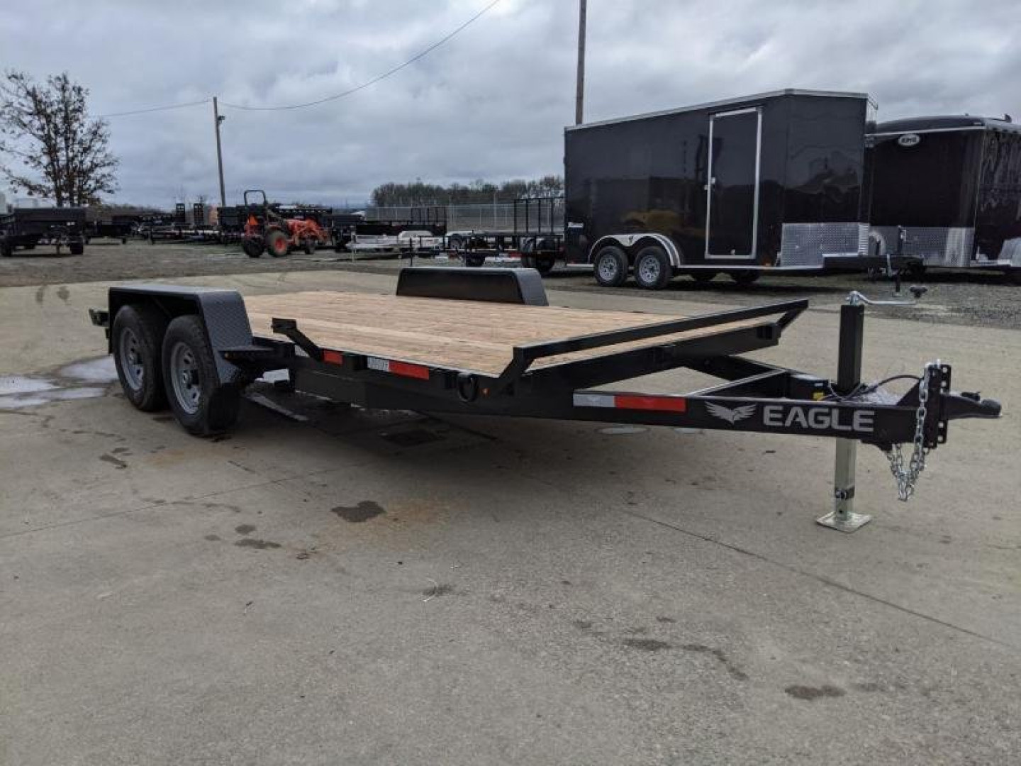 New 2025 EAGLE TRAILERS EFB716TA3 Flatbed Trailer