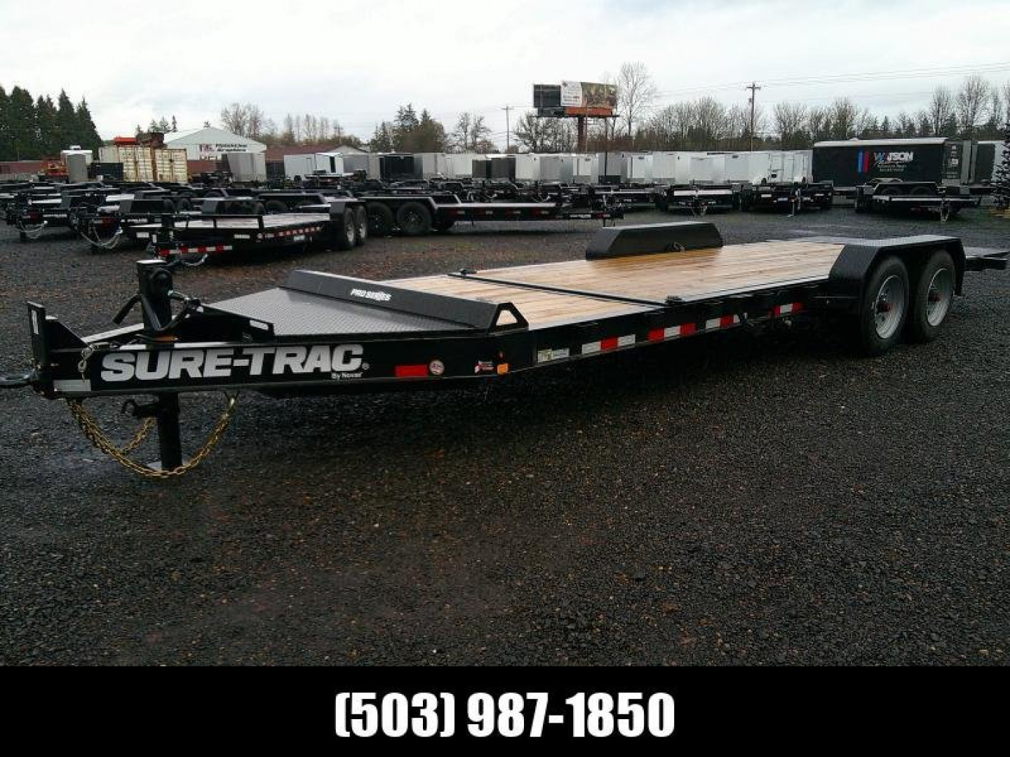 New 7 X 18+4 Pro Series 17.6K Tilt Equipment Trailer