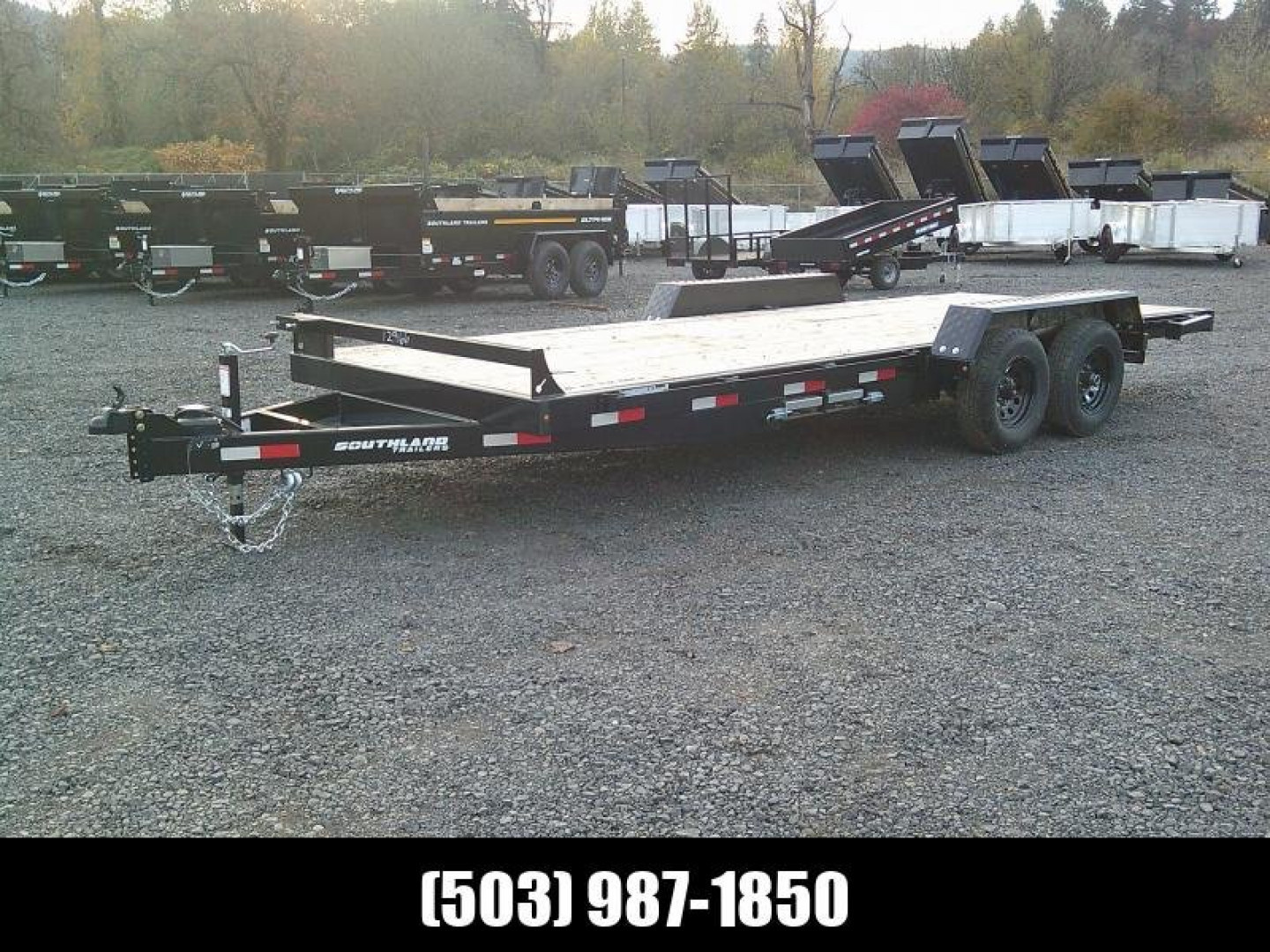 New 7x20 Tandem Axle 10K Car Haul Trailer