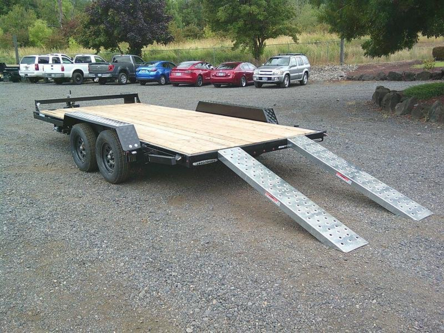 New BLOWOUT SALE! 7x16 Tandem Axle 7K Car Haul Trailer