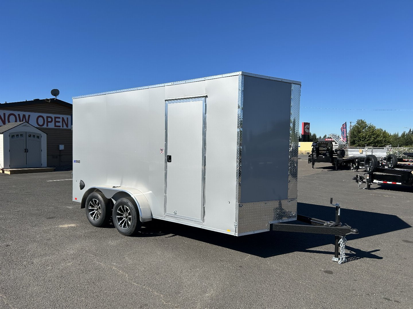 New 2025 Mirage 7x14 Enclosed Cargo Trailer with Rear Ramp Door 7K GVWR ...