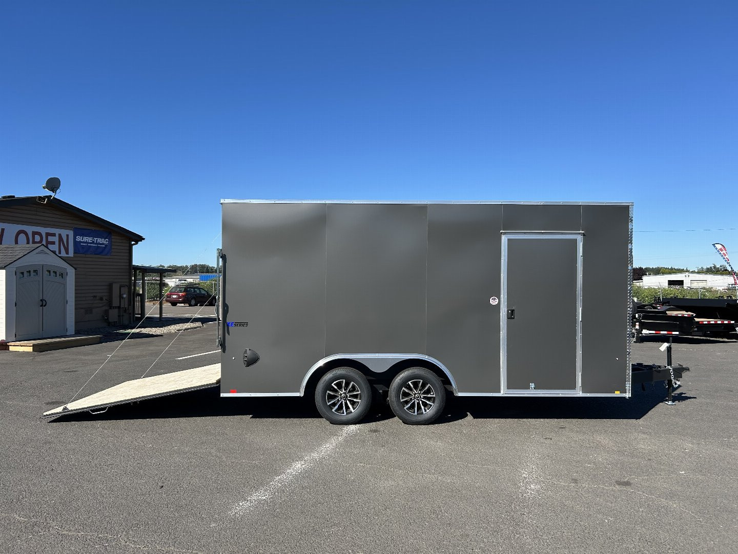New 2025 Mirage 8.5x16 Enclosed Cargo Trailer w/ Rear Ramp Door 7K GVWR