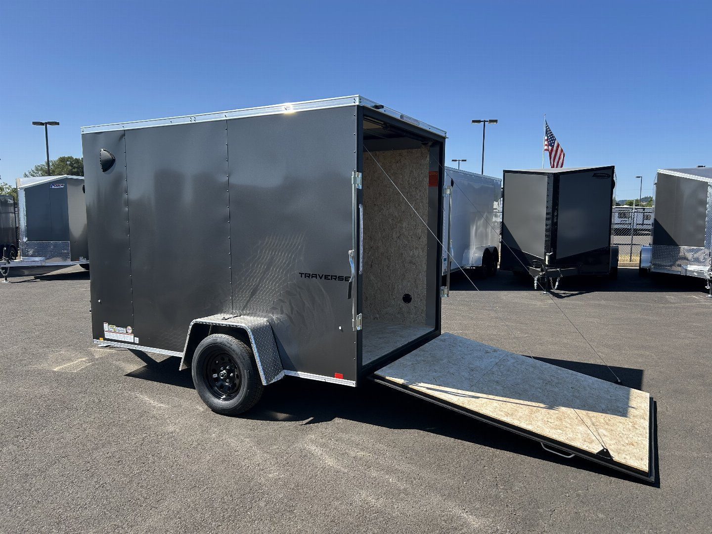 New 2025 Formula 6x10 Enclosed Trailer w/ Rear Ramp Door 3K GVWR for ...