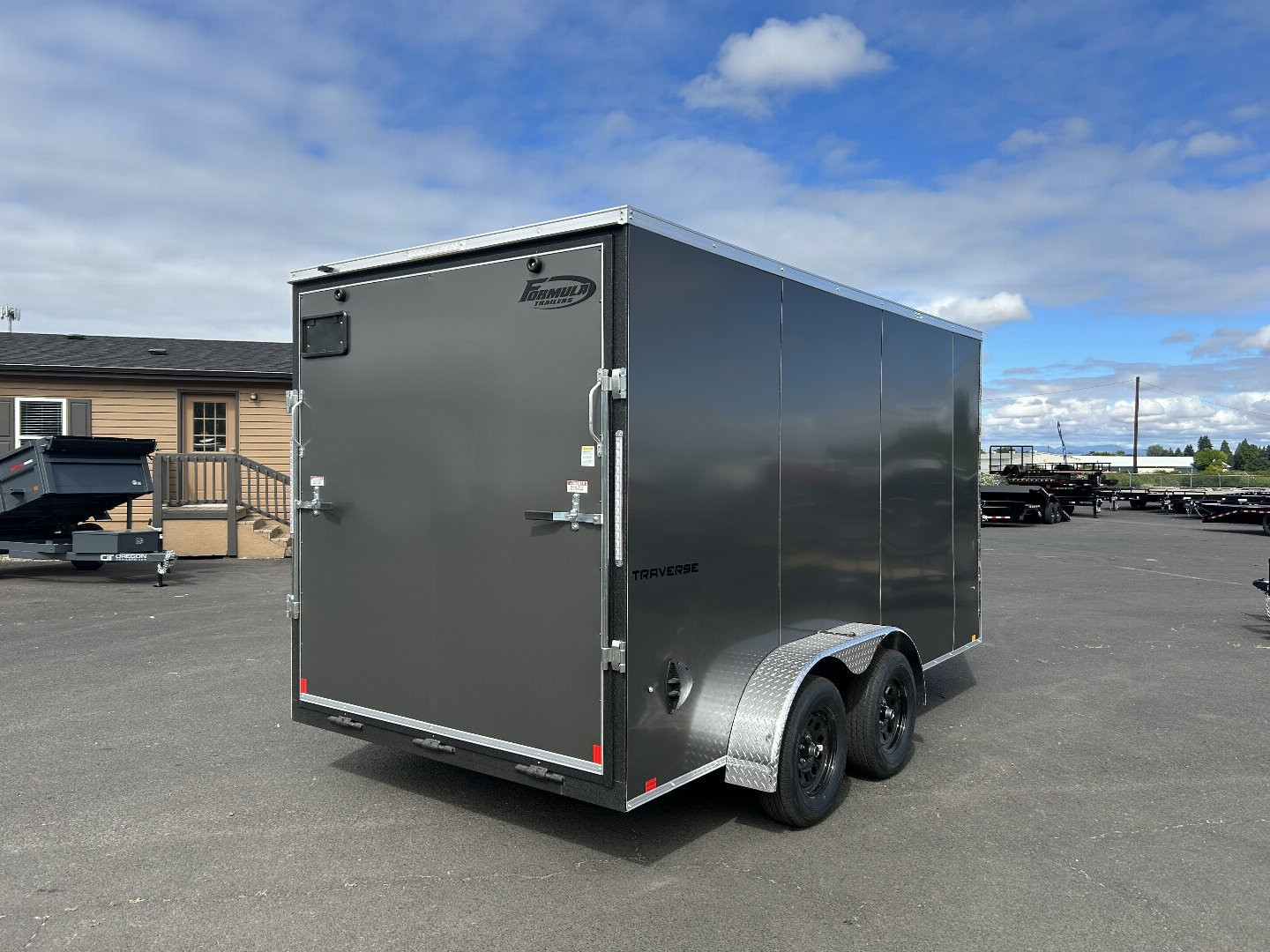 New 2025 Formula 7x14 Enclosed Steel Cargo Trailer w/ Rear Ramp Door 7K ...