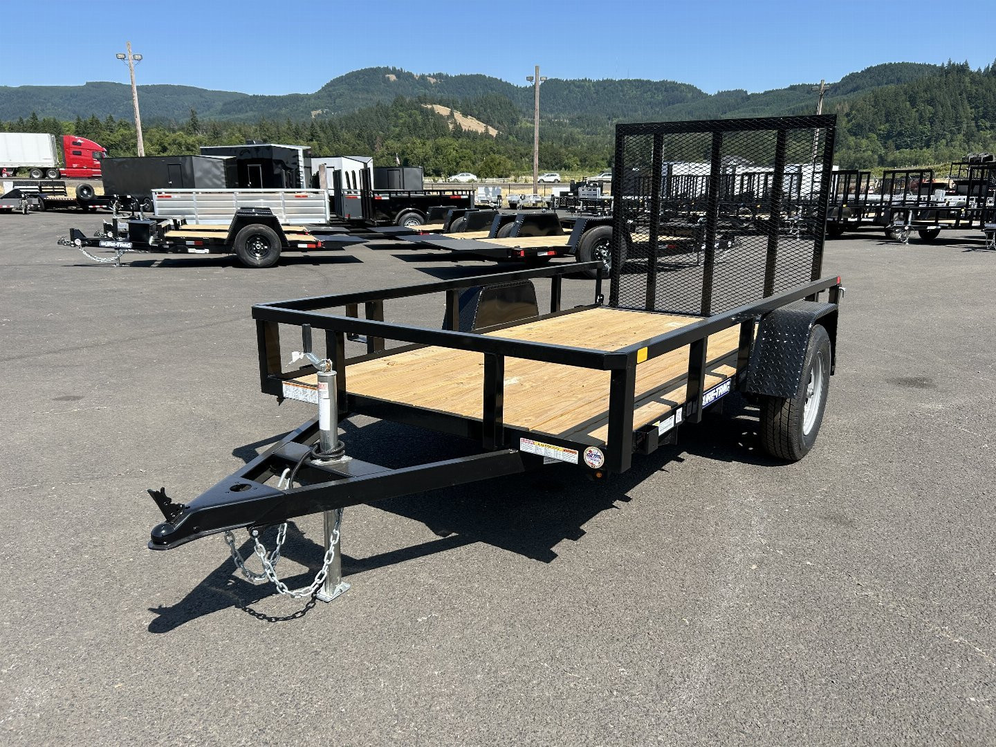 New 2025 Sure-Trac 6'X12' (3K GVWR) Open Steel Single Axle Utility ...