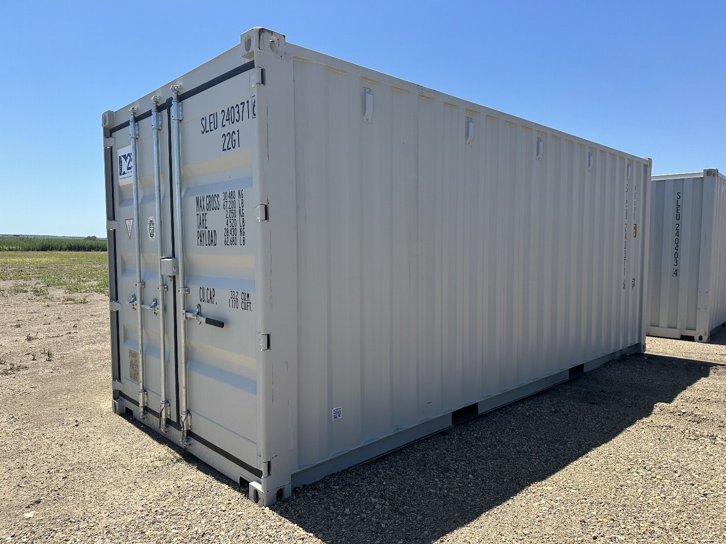 New 2025 Container 20' One trip gray Storage / Shipping Container