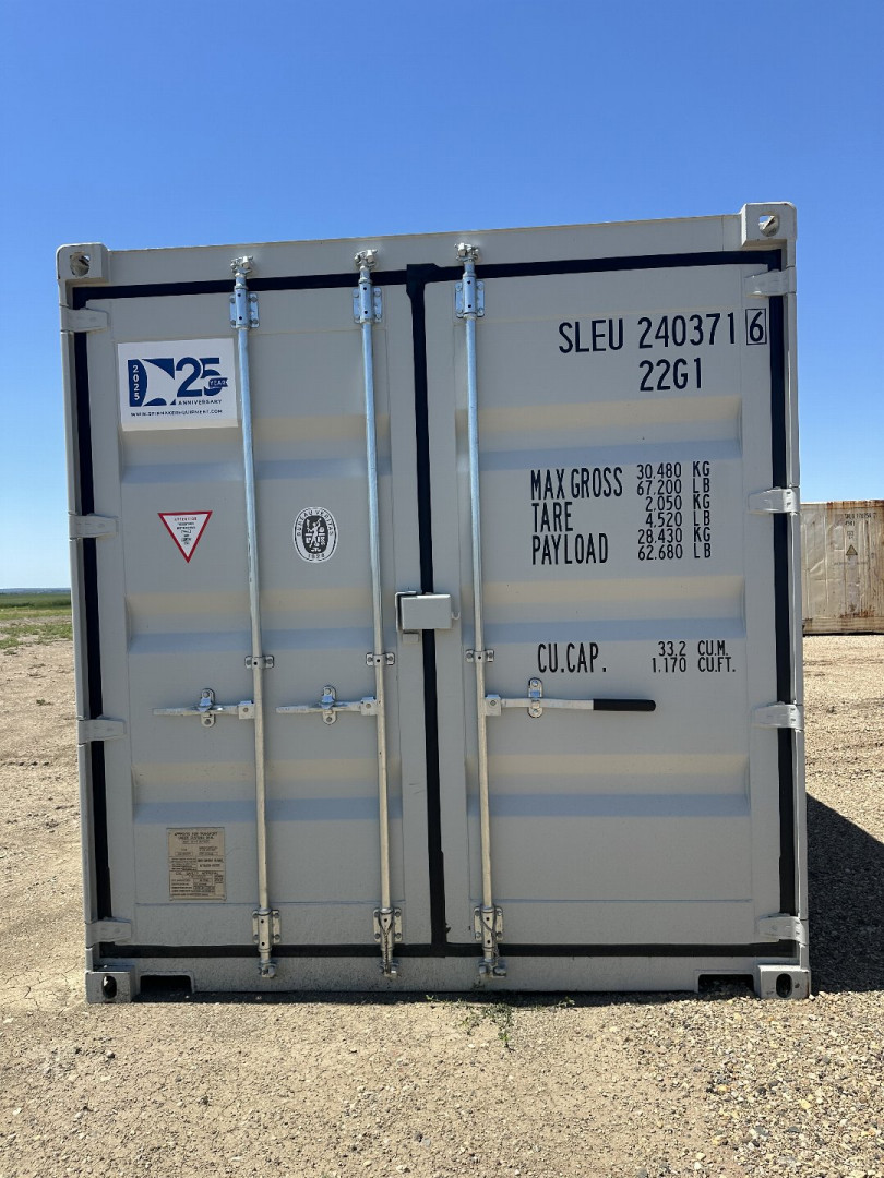 New 2025 Container 20' One trip gray Storage / Shipping Container